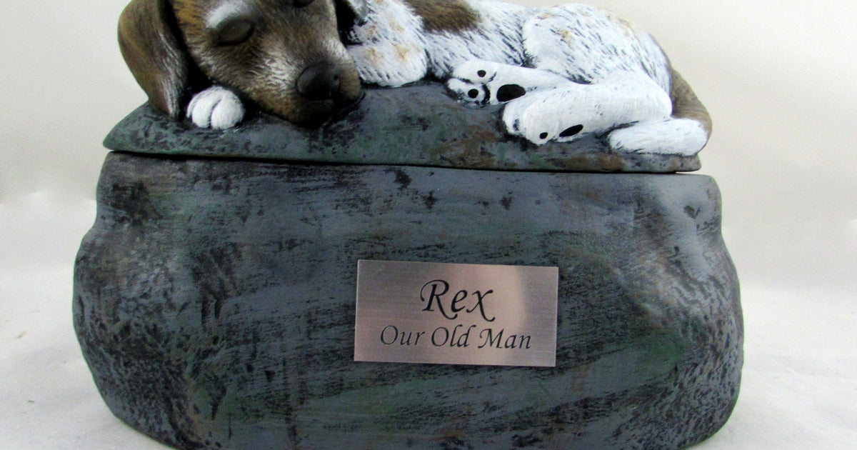 dog statues for ashes