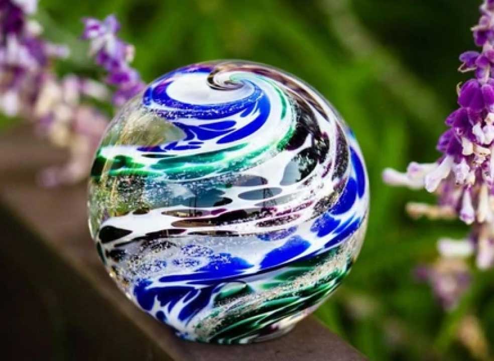 All Glass Art with Ashes