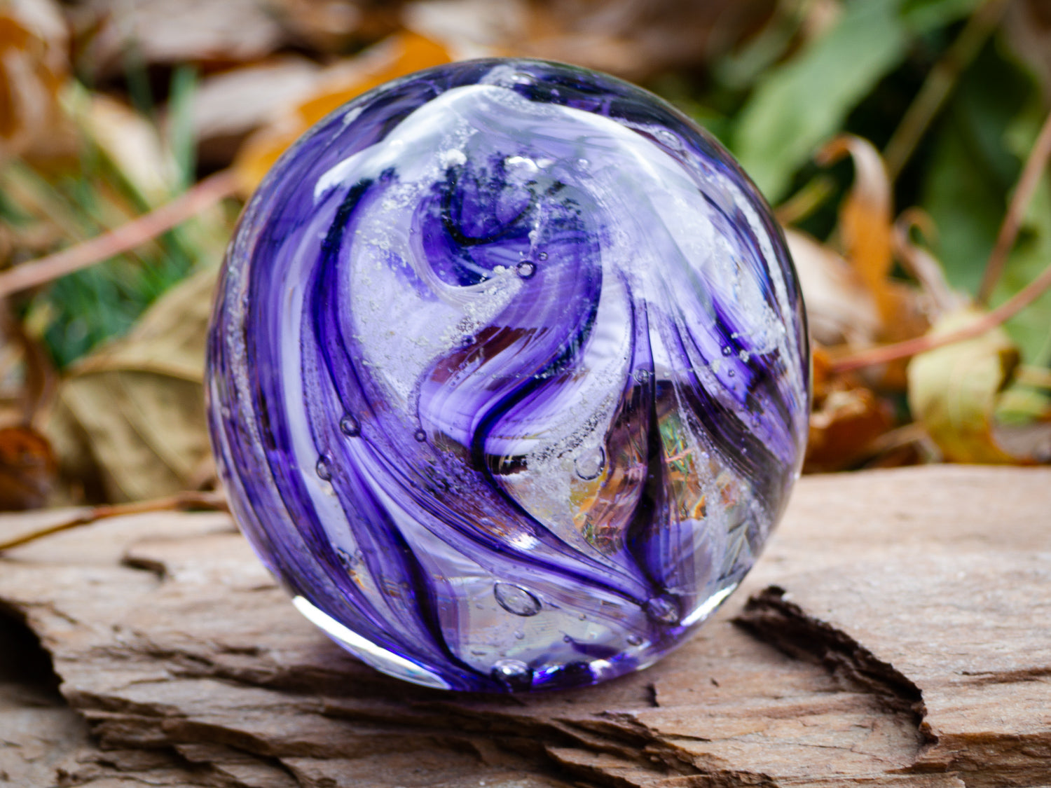 Home / Feathered Orb with Cremation Ash