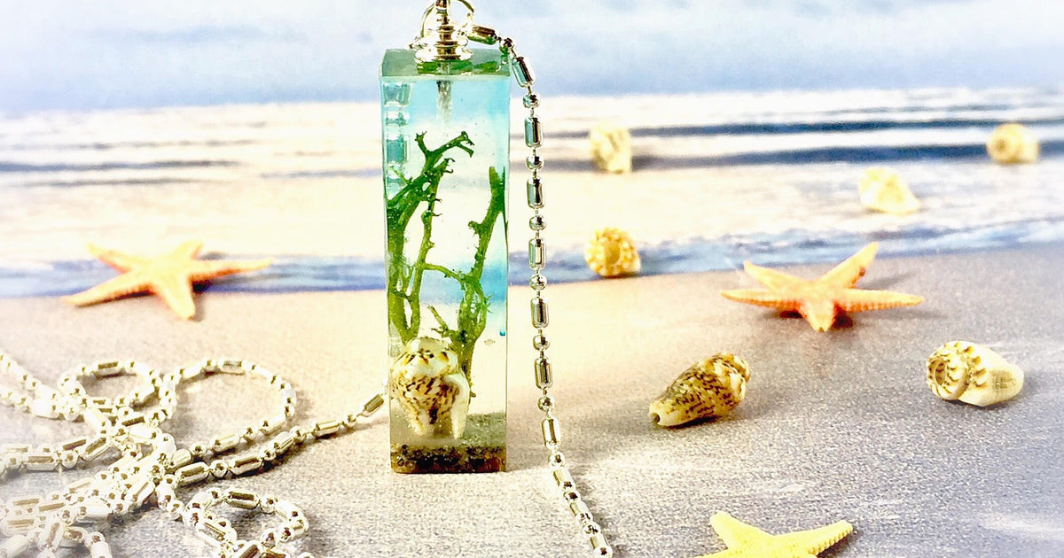 deep-in-ocean-pendant-with-infused-ash-seaweed-seashell-deep-ocean ...